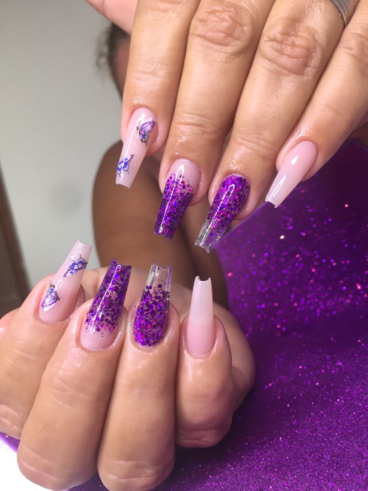 Unhas roxas decoradas: 100 Modelos com tons surpreendetes